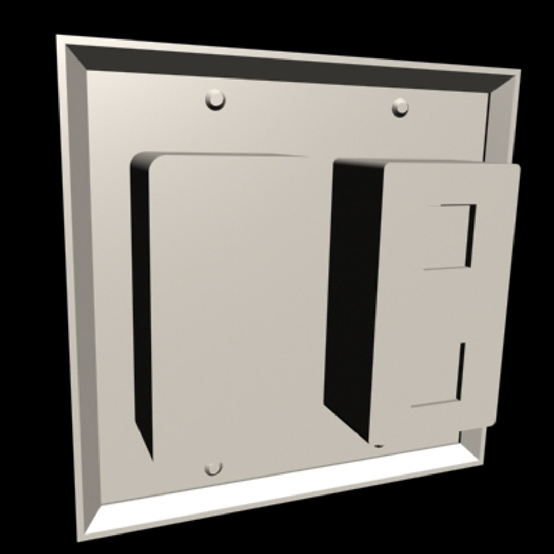 3d plate decora outlet cat5 model