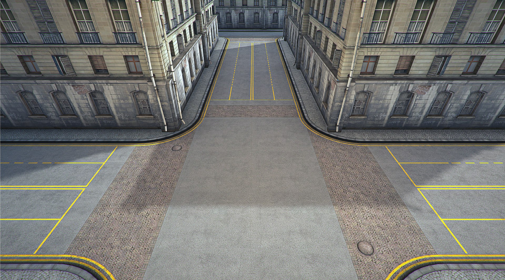 3D Modular Road Set Hd Model - TurboSquid 1161669