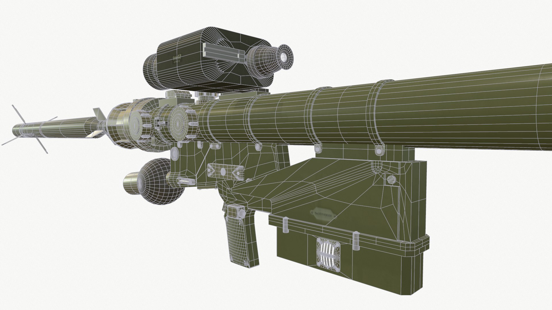 Man-portable Anti-aircraft Missile Verba Model - TurboSquid 1281735