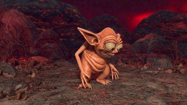 3D young imp model - TurboSquid 1527704