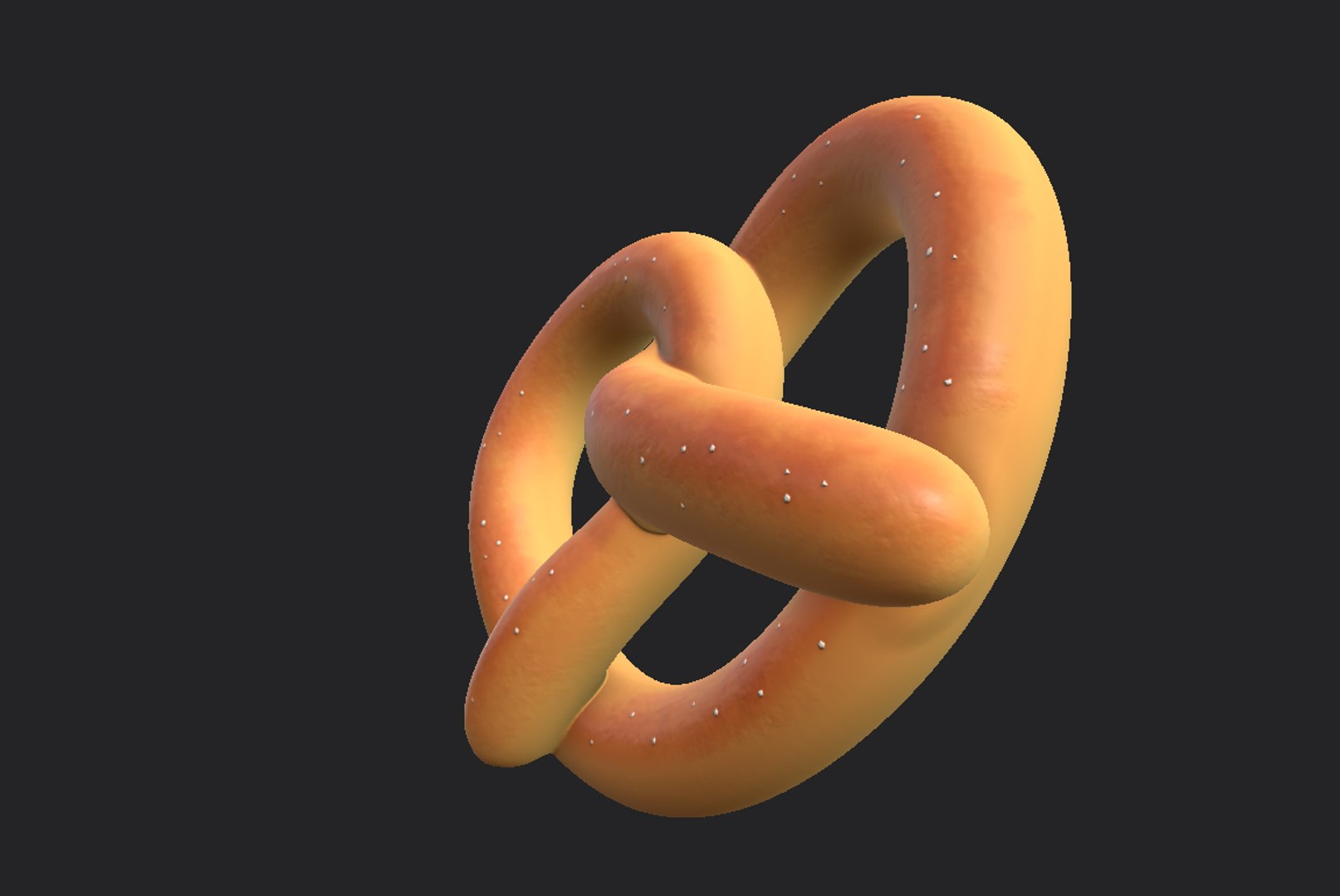 Pretzel Cartoon 3D - TurboSquid 1481739