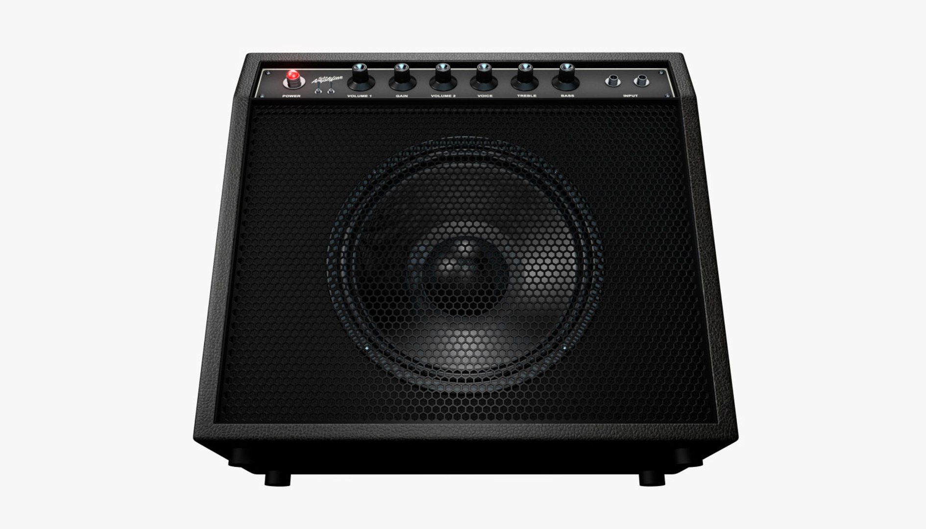 3D Guitar Amp - TurboSquid 1178271