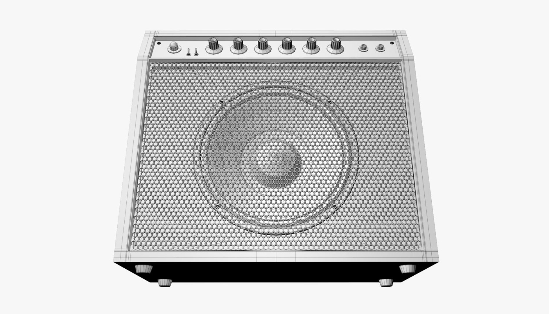 3D Guitar Amp - TurboSquid 1178271