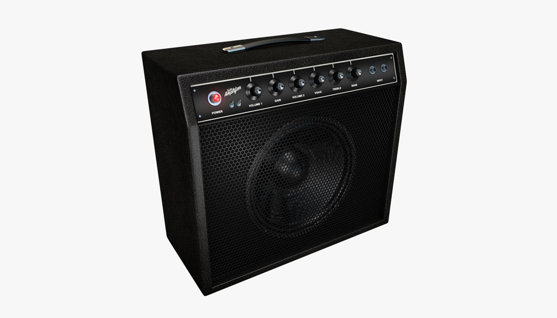 3D Guitar Amp - TurboSquid 1178271