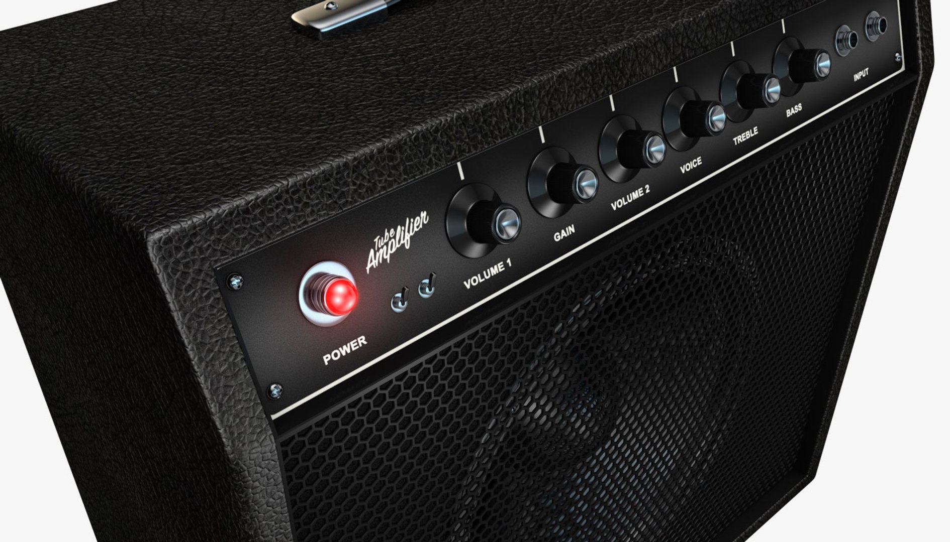 3D Guitar Amp - TurboSquid 1178271