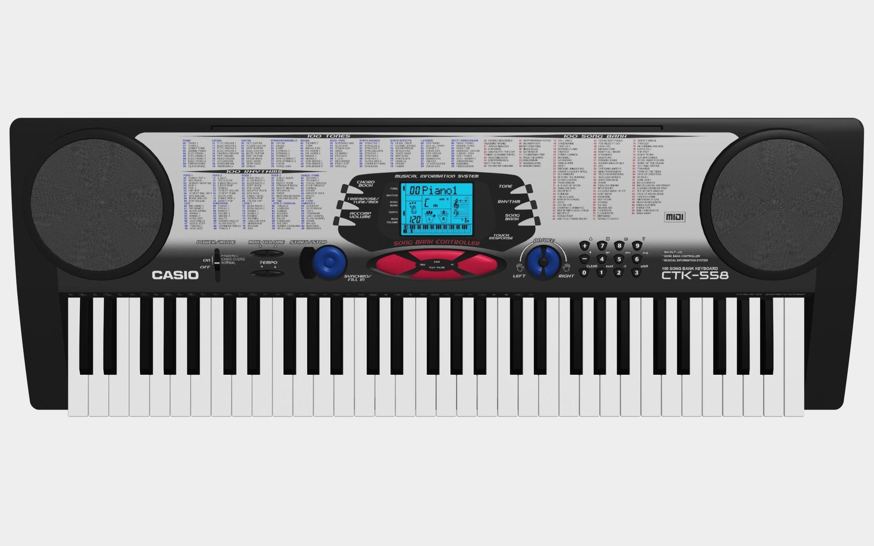 3d Keyboard Synth Synthesizer Model
