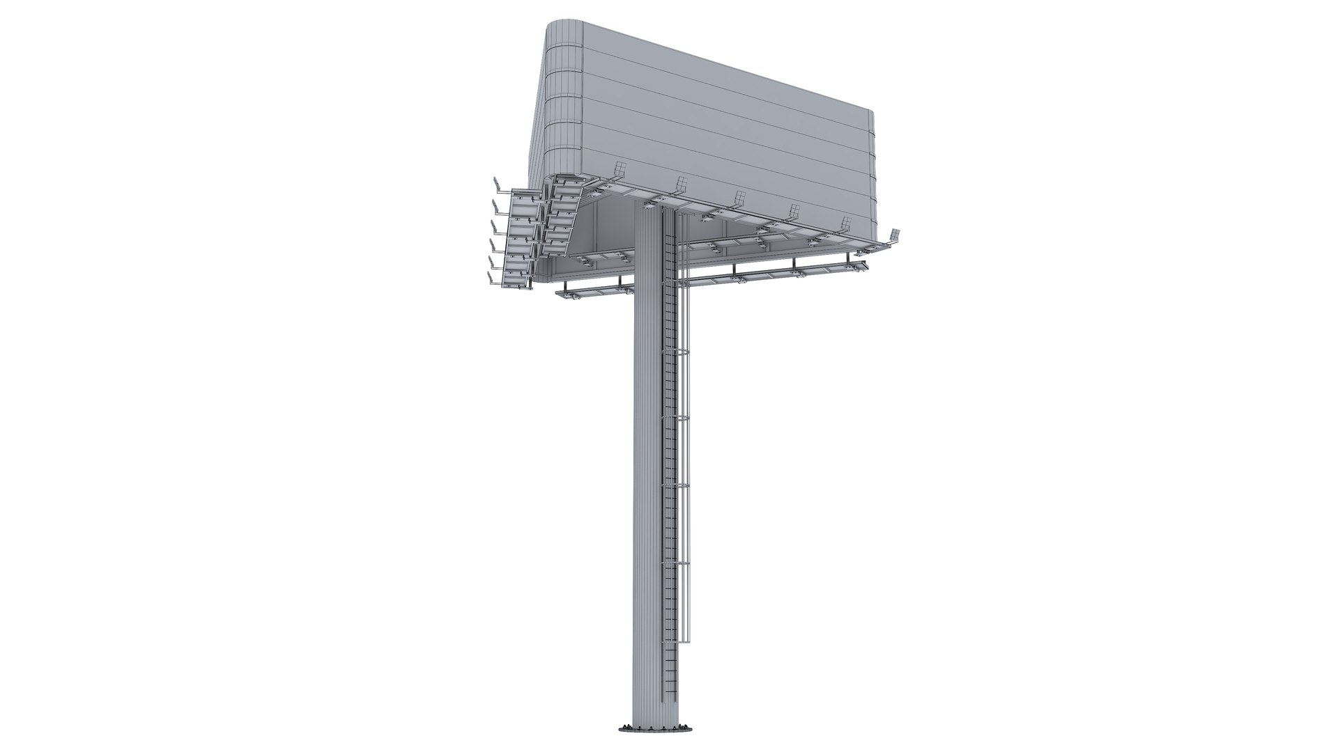 Street Billboard 3D Model - TurboSquid 2237771