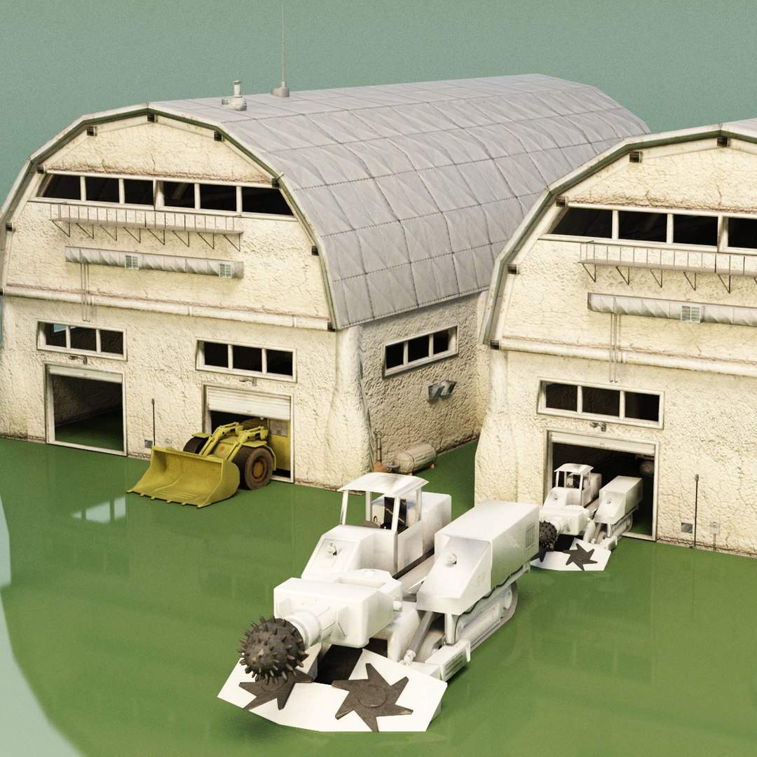 3D Industrial Processing Mineral Model - TurboSquid 1411272