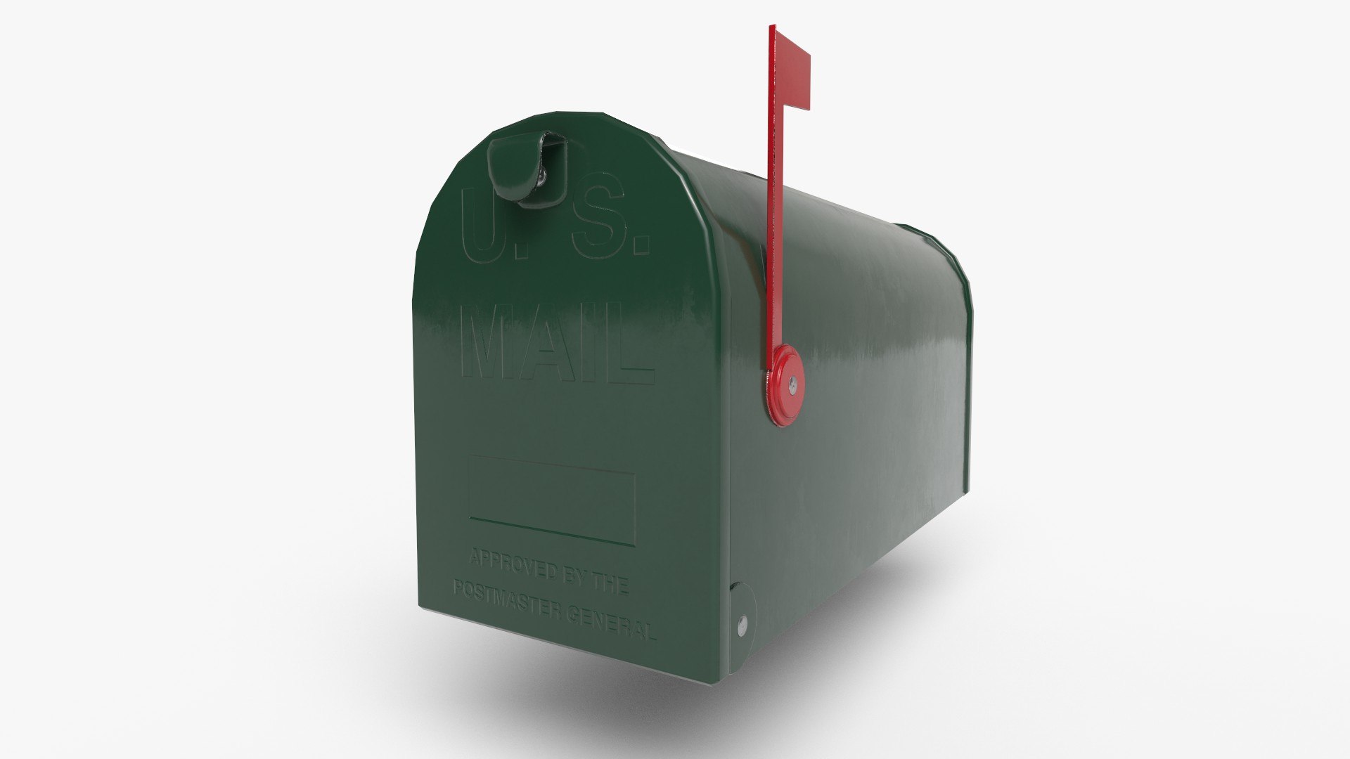 3D Low Poly US Mailbox - TurboSquid 2014025
