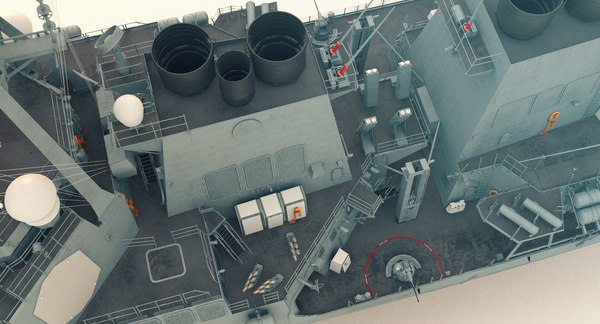 modelo 3d USS Fitzgerald Lod 2 - TurboSquid 1423243