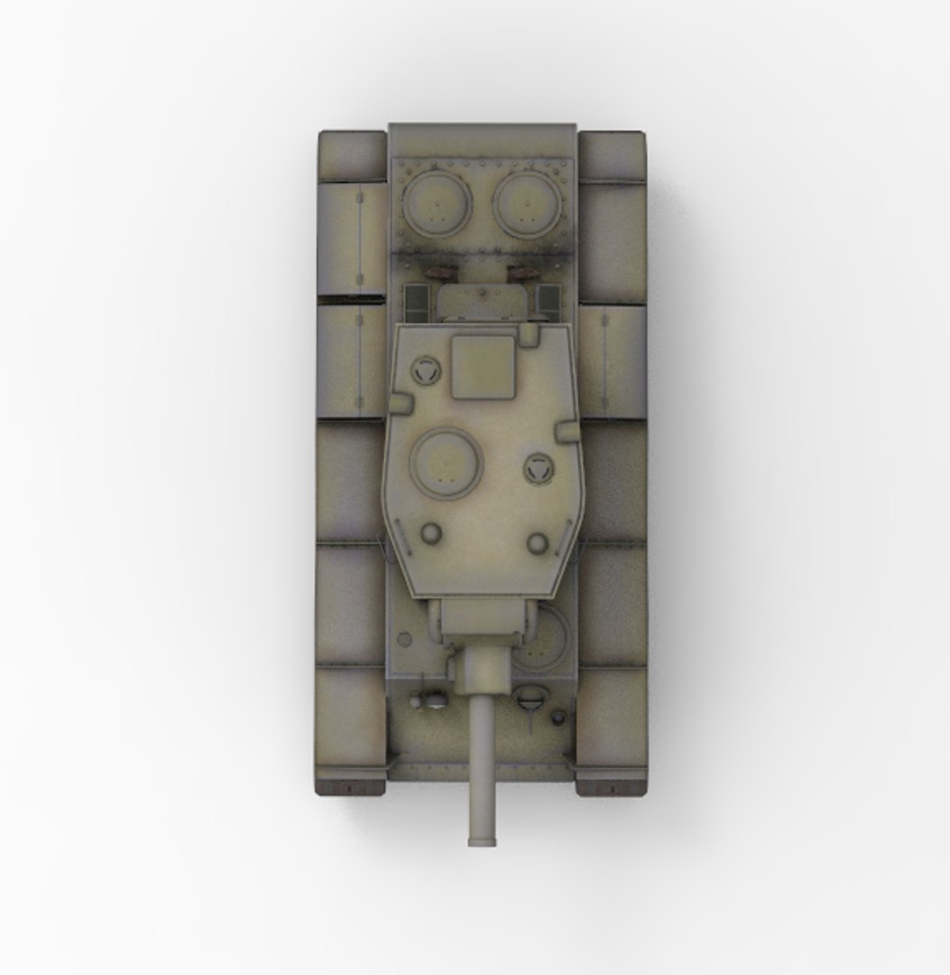 Kv-2 Soviet Tank 3D Model - TurboSquid 1536447