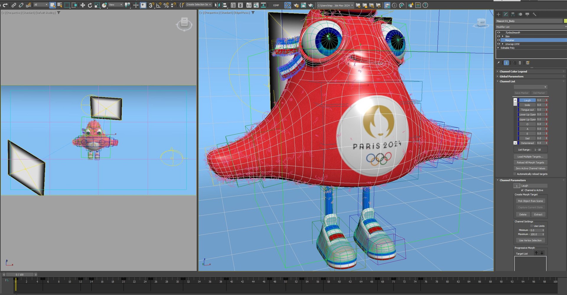 The Phryges - Olympics Paralympics 2024 Mascots 3D Model - TurboSquid ...