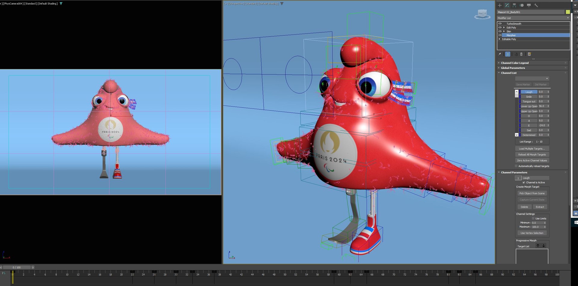 The Phryges - Olympics Paralympics 2024 Mascots 3D Model - TurboSquid ...