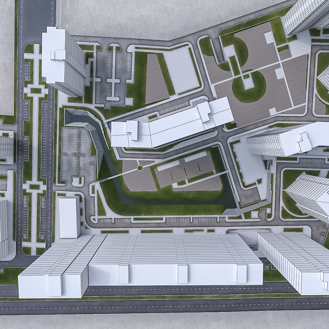 Urban Area 03 3D Model - TurboSquid 1751261