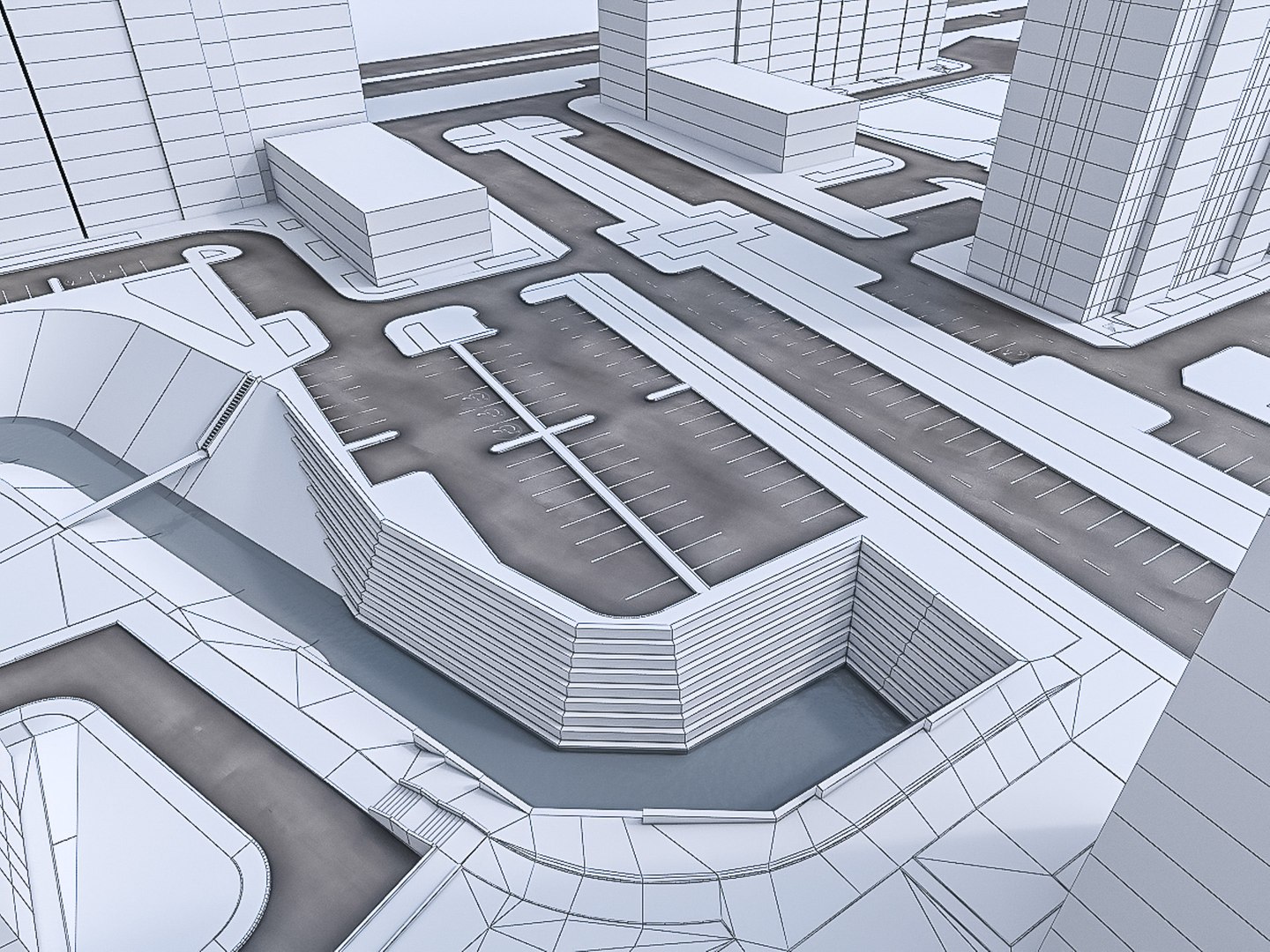 Urban Area 03 3D Model - TurboSquid 1751261