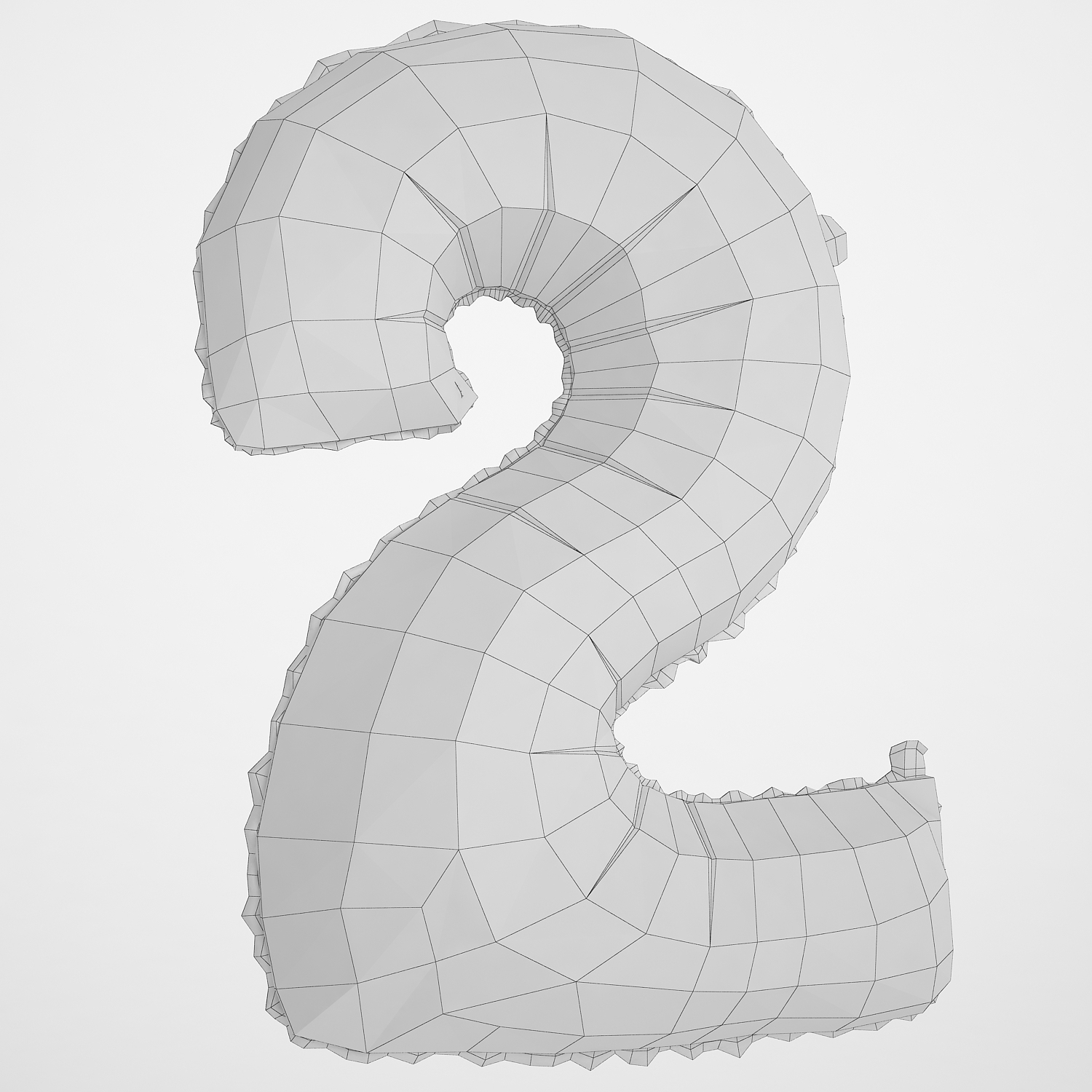 3D foil balloon digit model - TurboSquid 1373453