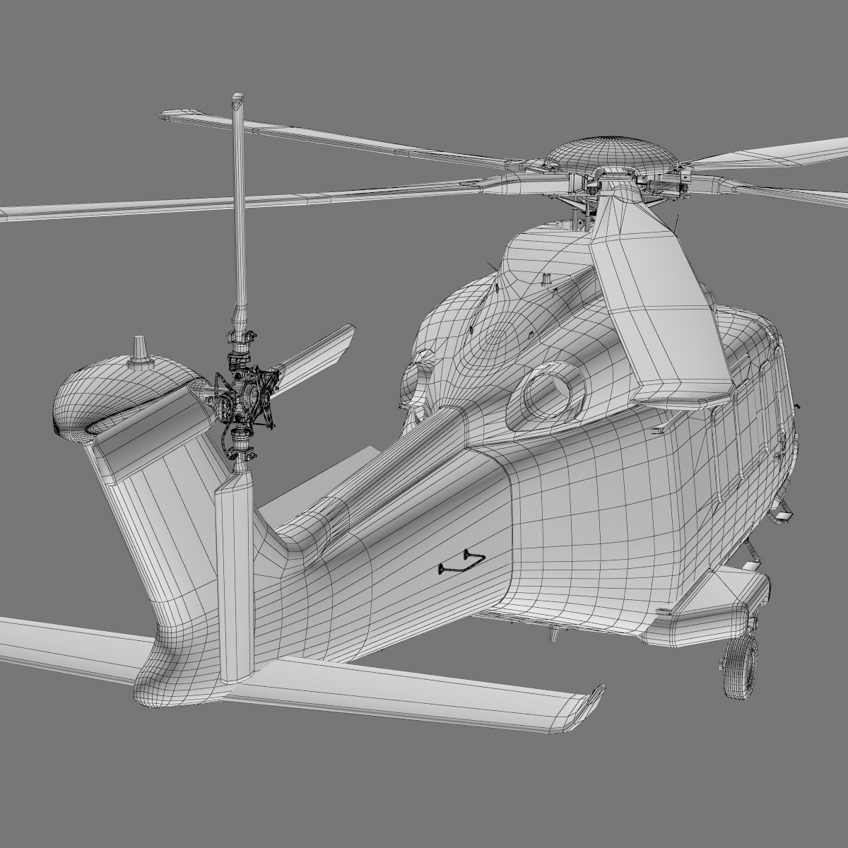 3d model of agustawestland aw139 helicopter
