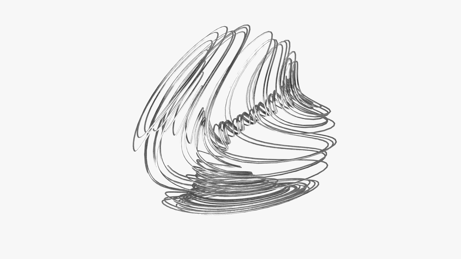 DequanLi Strange Attractor 3D Model - TurboSquid 1811423