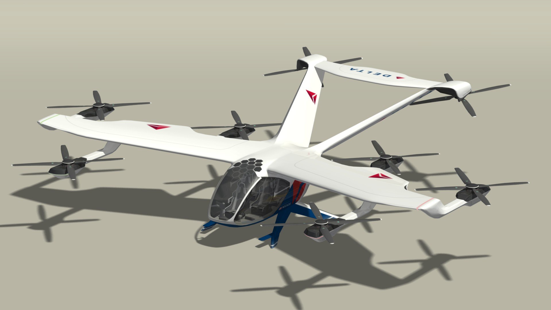 3D CityAirbus Delta Airlines Model - TurboSquid 2009892