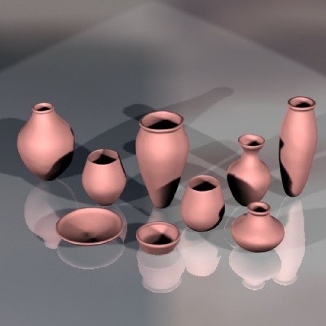 Ancient Pottery 3d Model