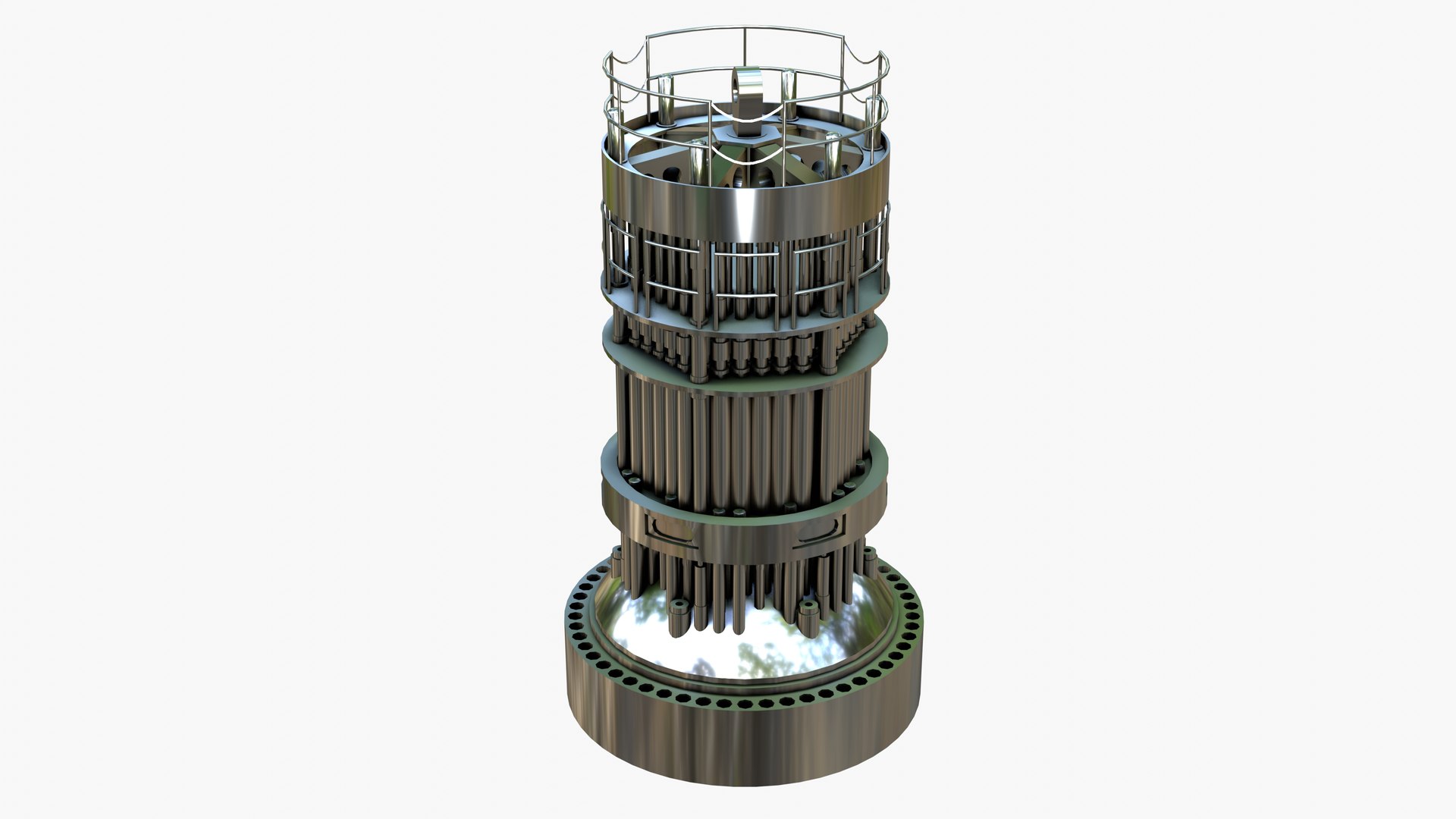 Nuclear Reactor Full Assembly 3D Model Collection - Complete Reactor ...