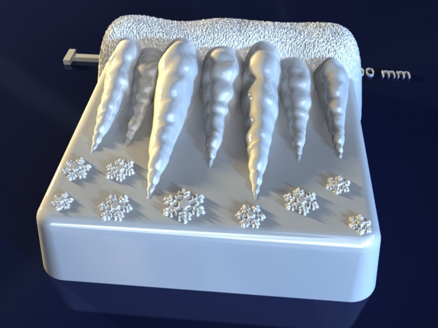 Icicle Mould Hand 3d Model