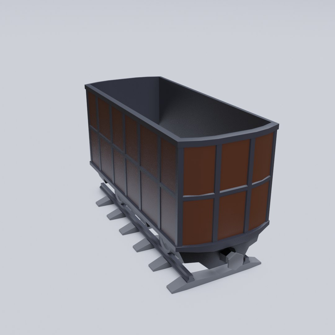 Freight wagon 3D model - TurboSquid 1545383