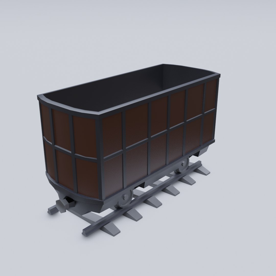 Freight wagon 3D model - TurboSquid 1545383