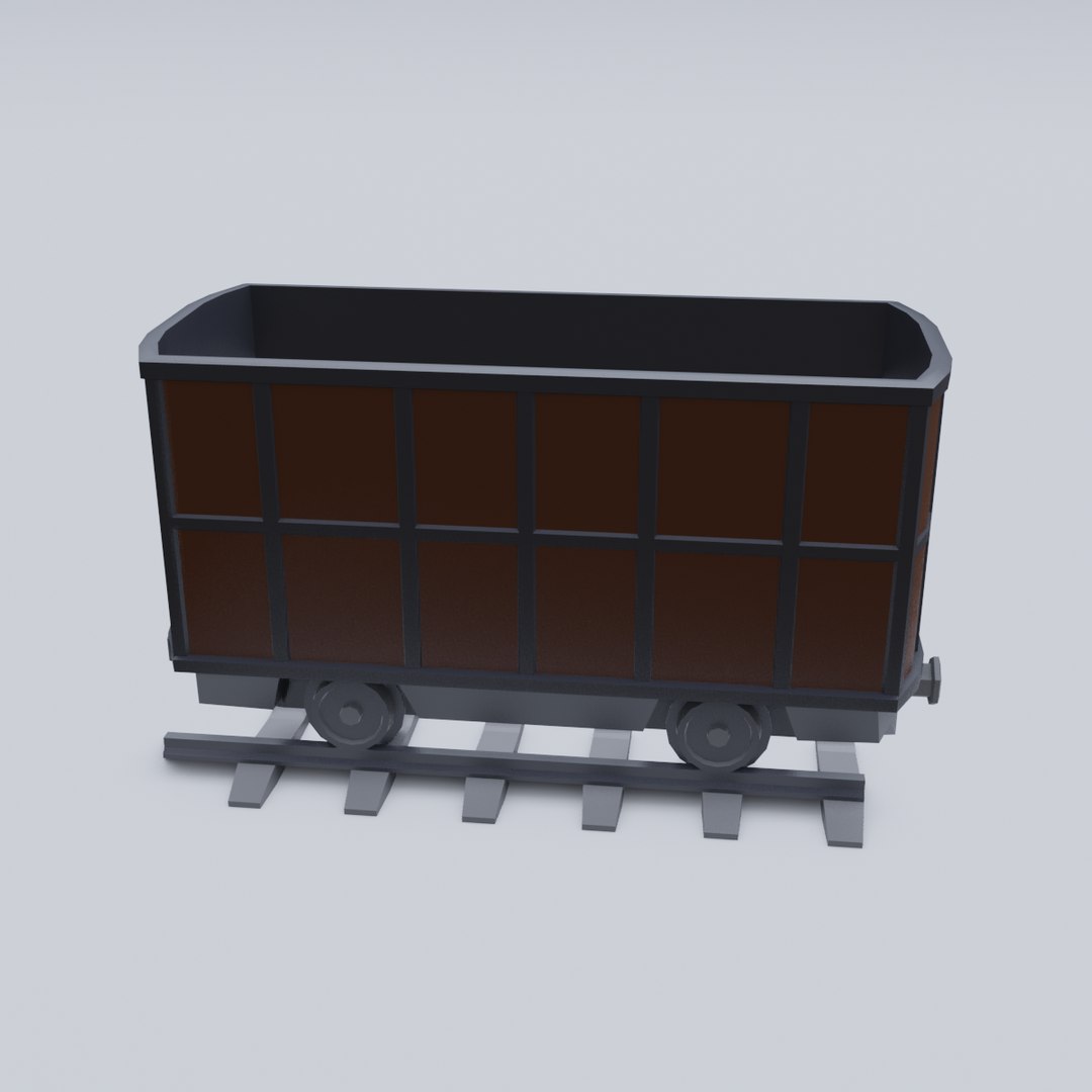Freight wagon 3D model - TurboSquid 1545383