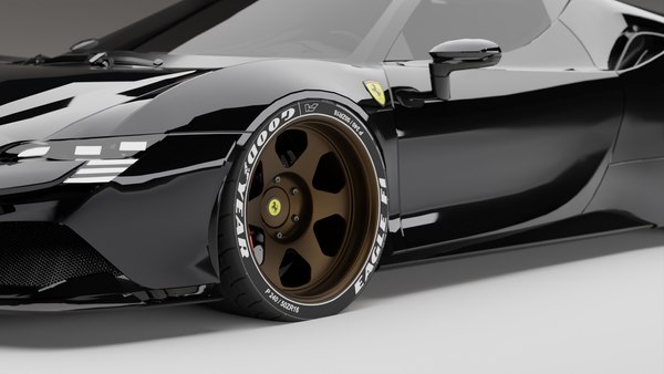 modelo 3d SF 90 STRADALE - TurboSquid 2119273