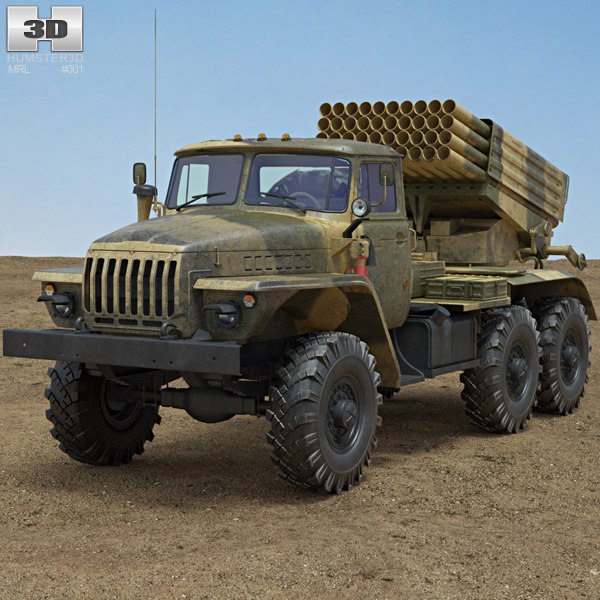 Bm-21 grad bm model - TurboSquid 1226338