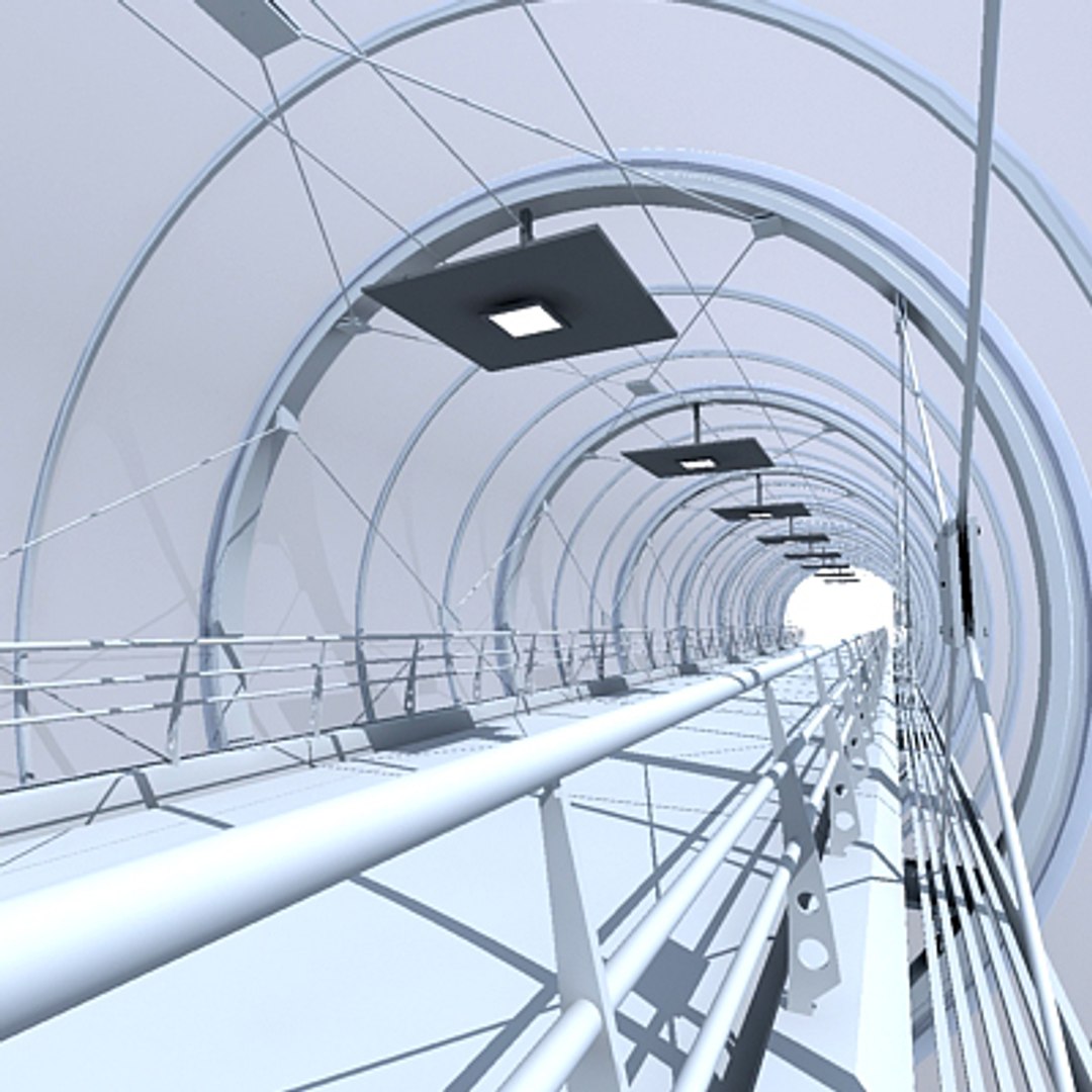 Glass Tunnel 3d Max