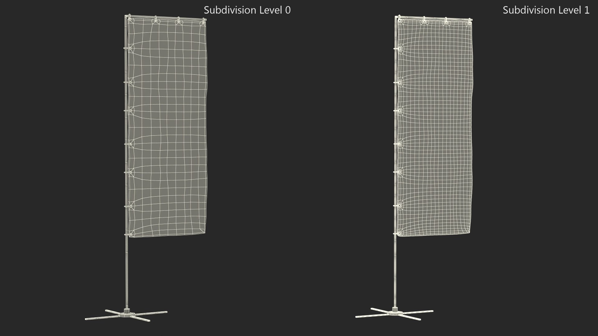 Vertical Banner Stand 3D Model - TurboSquid 2235890