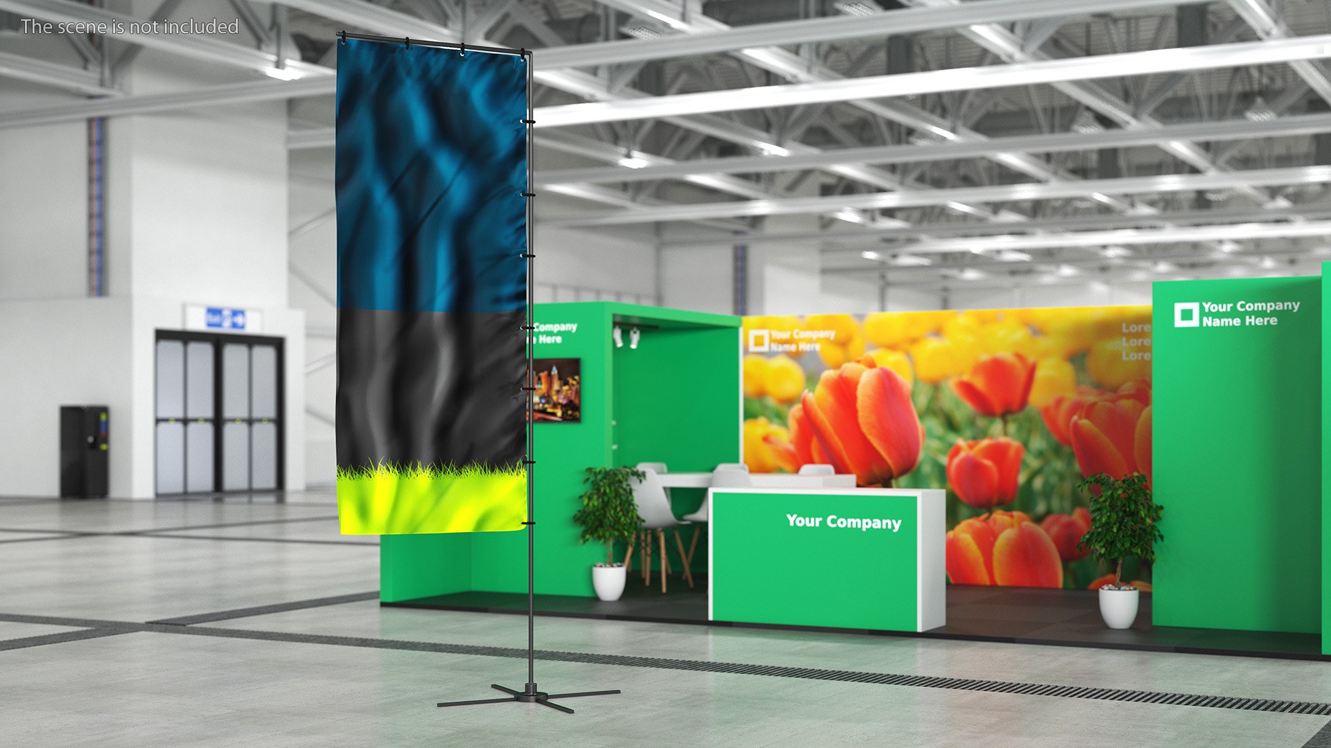 Vertical Banner Stand 3D Model - TurboSquid 2235890