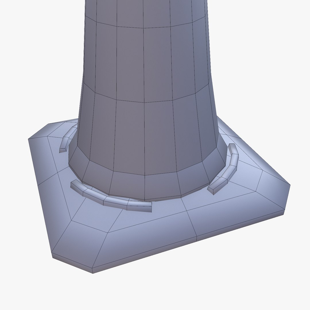 3d real-time traffic cone model