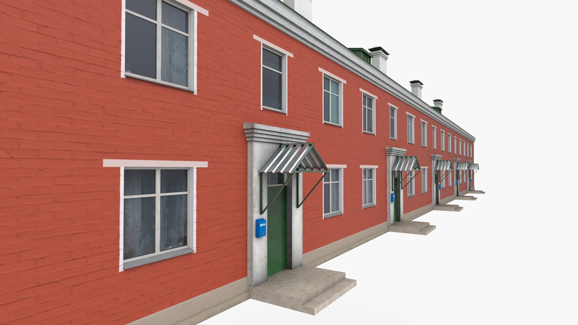 3D Two-storey Residental House Model - TurboSquid 2072371