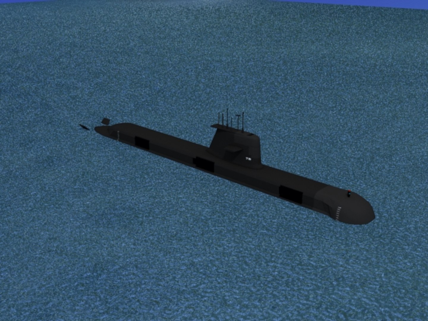 subs collins class submarines 3d model