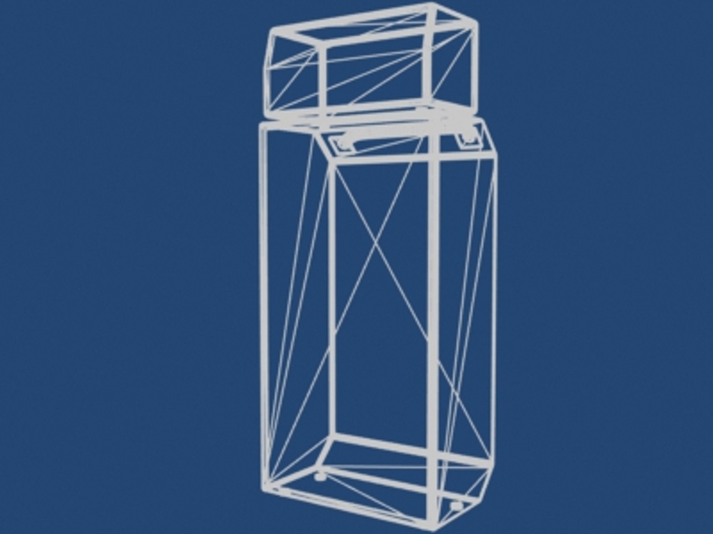 Ampeg Svt 8x10 Cabinet 3d Model