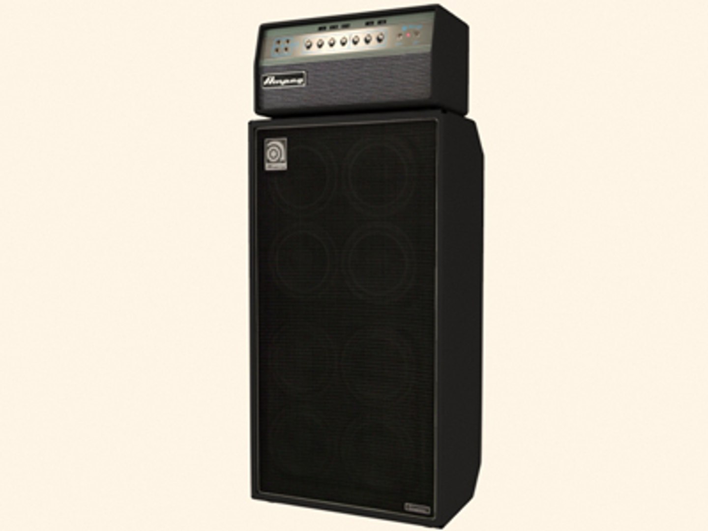 Ampeg Svt 8x10 Cabinet 3d Model