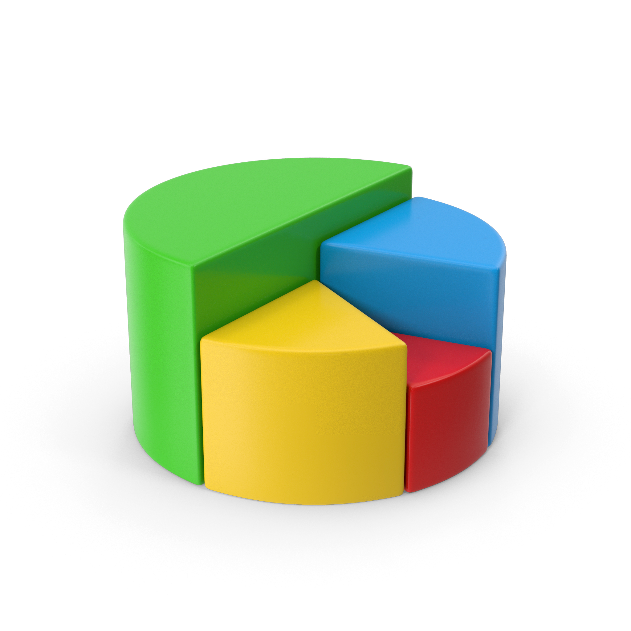modelo 3d Pie Chart - TurboSquid 2093368