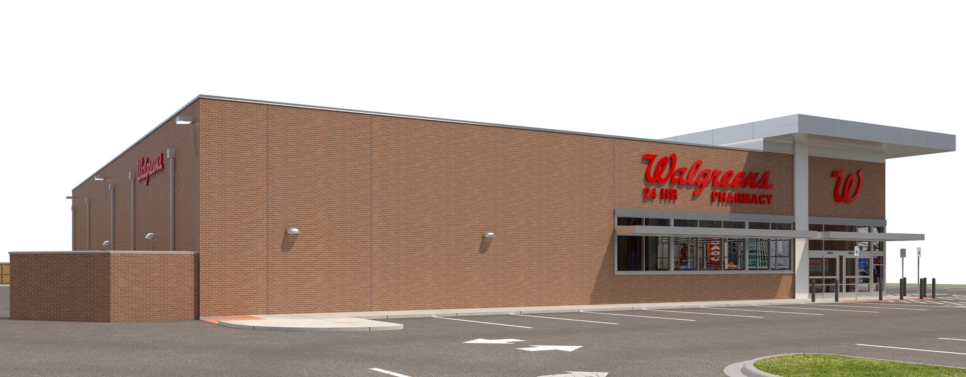 Walgreens Building Site 3D Model - TurboSquid 1238932
