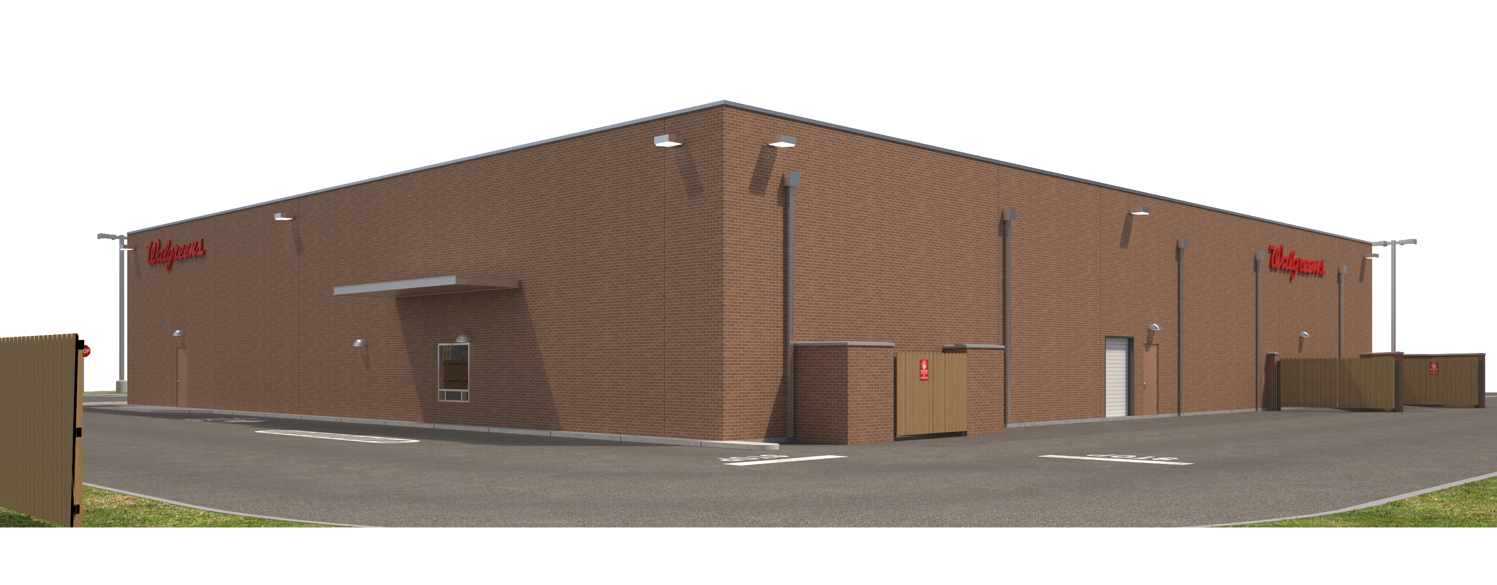 Walgreens building site 3D model - TurboSquid 1238932