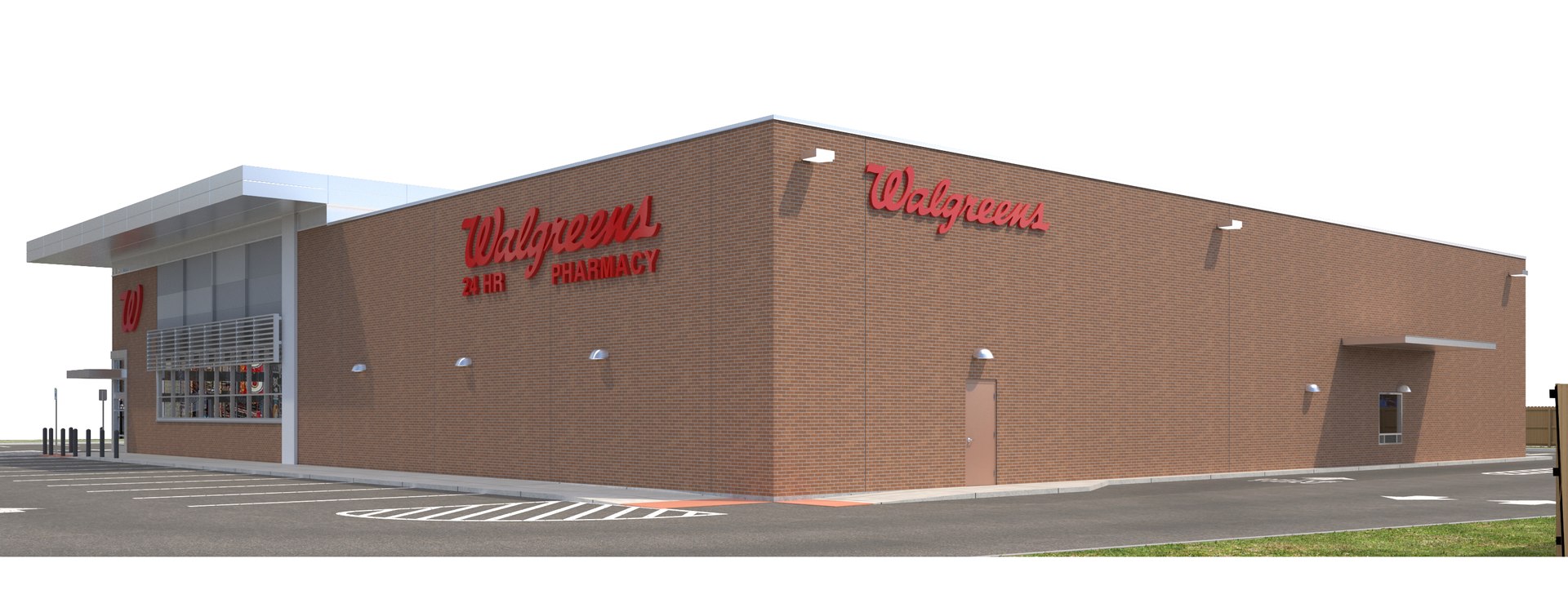 Walgreens Building Site 3D Model - TurboSquid 1238932