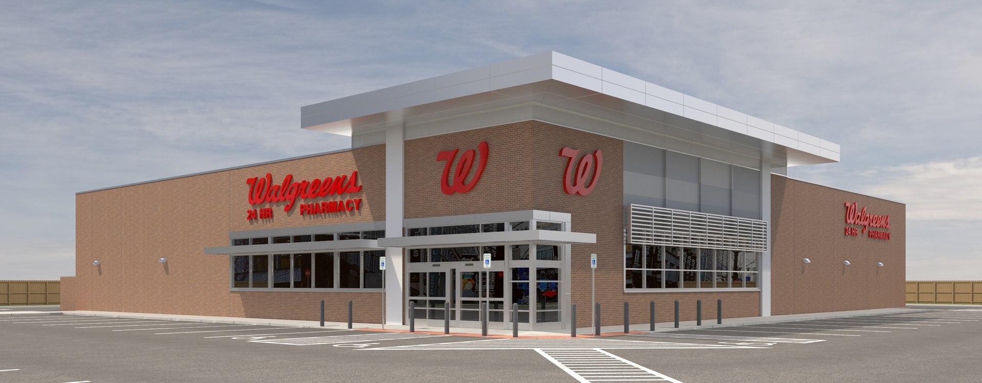 Walgreens building site 3D model - TurboSquid 1238932