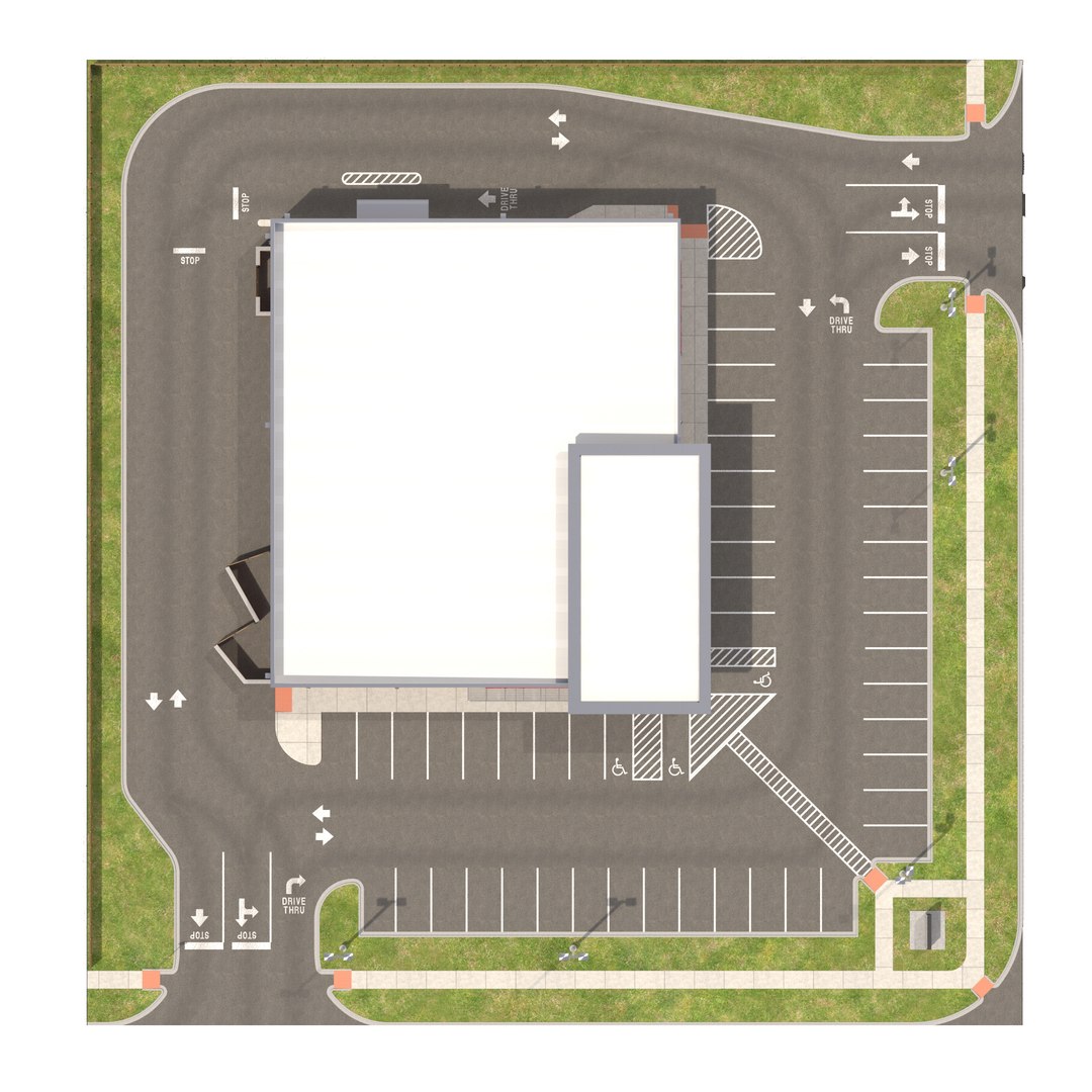 Walgreens Building Site 3D Model - TurboSquid 1238932