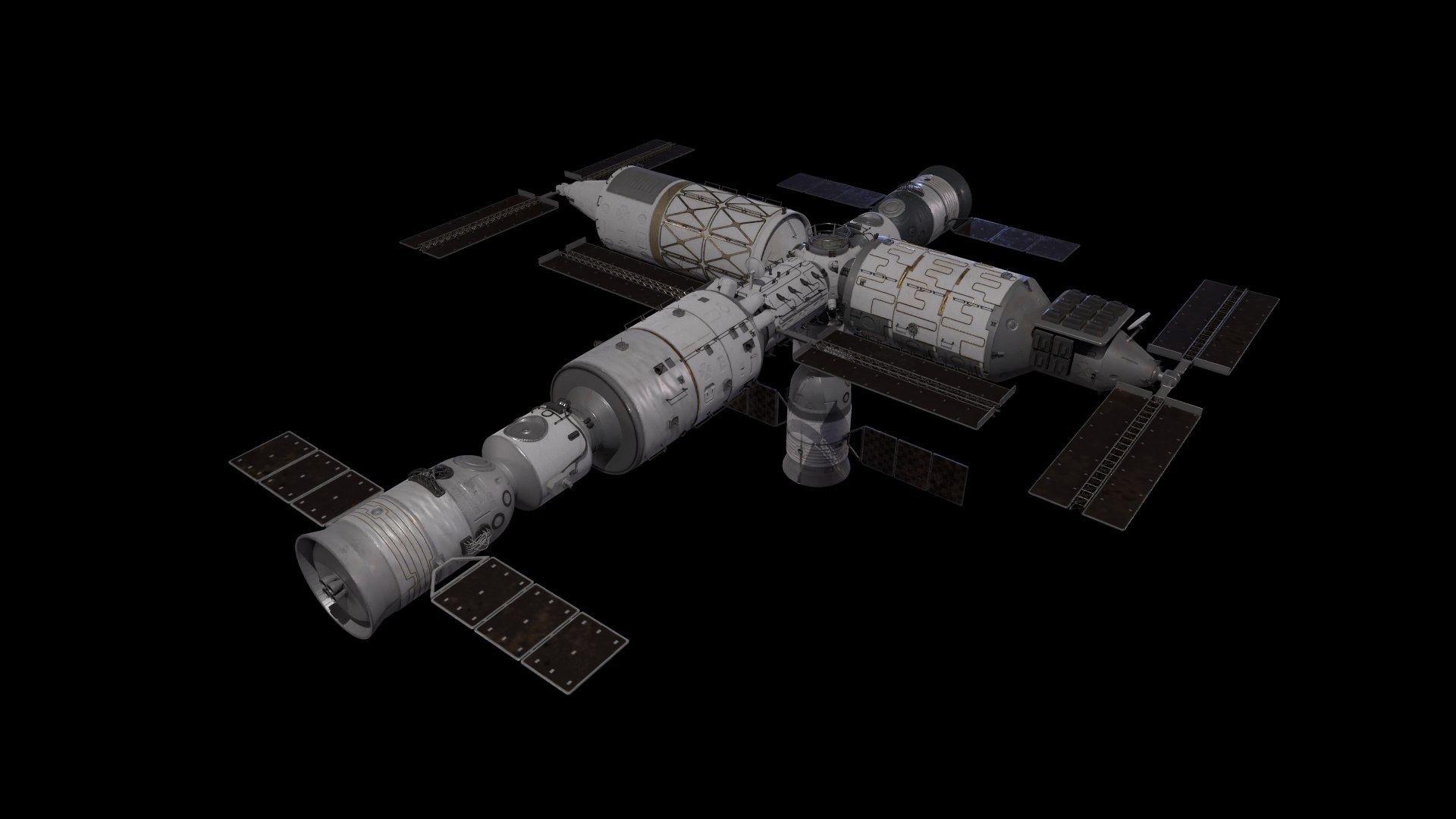 Tiangong 3D Model - TurboSquid 2225077