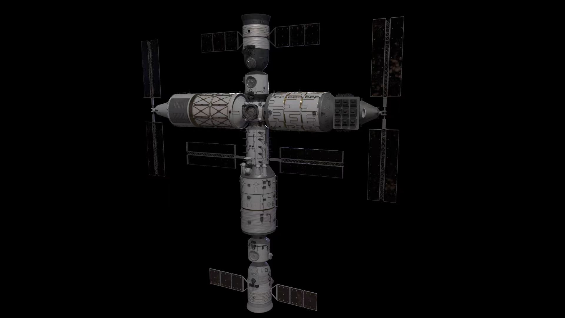 Tiangong 3D Model - TurboSquid 2225077