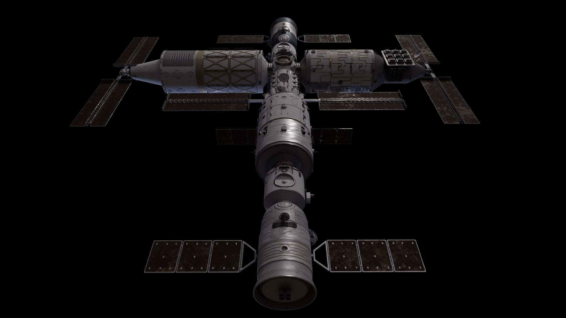 Tiangong 3D Model - TurboSquid 2225077