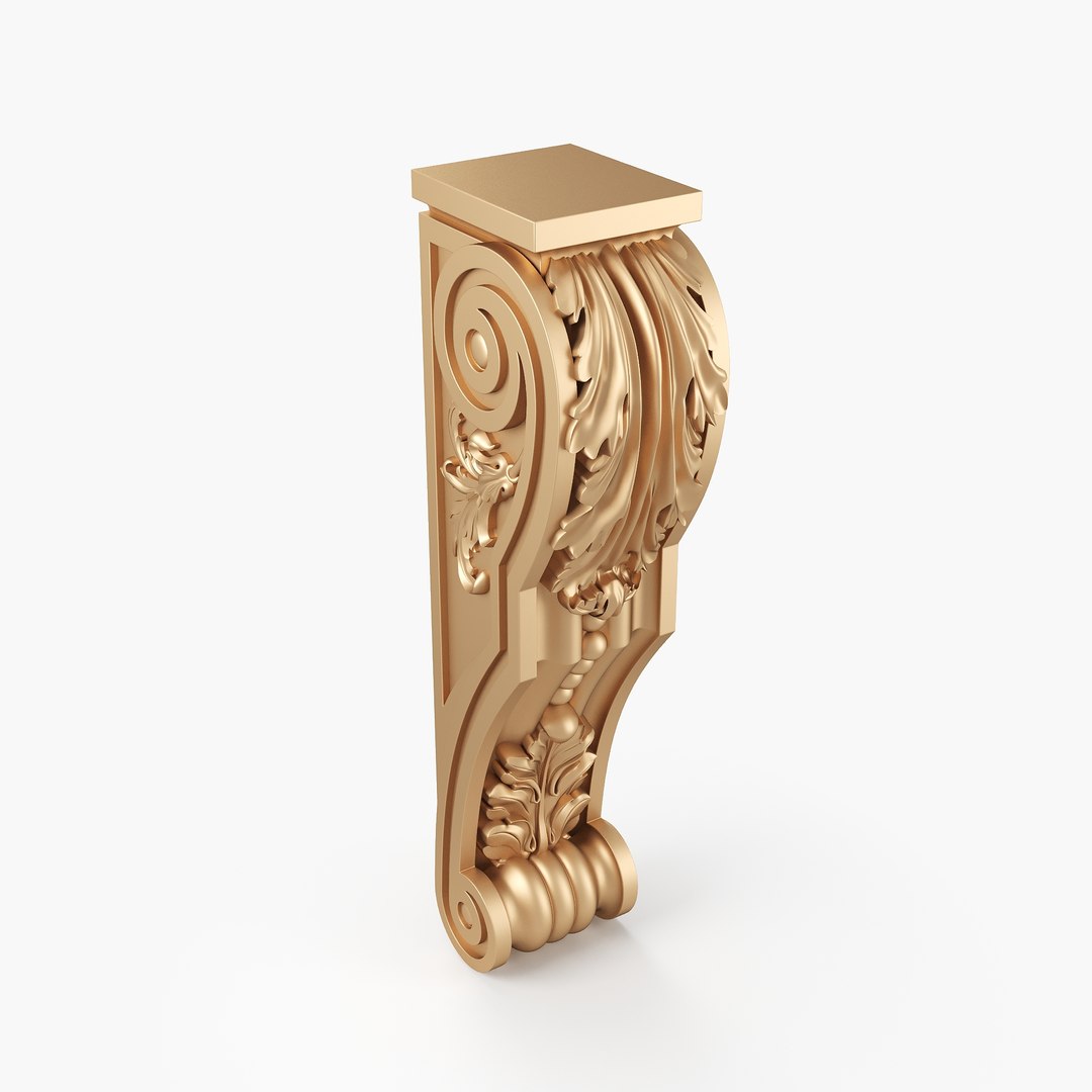 3D Model Of A Classic Corbel 3D Model - TurboSquid 1954470