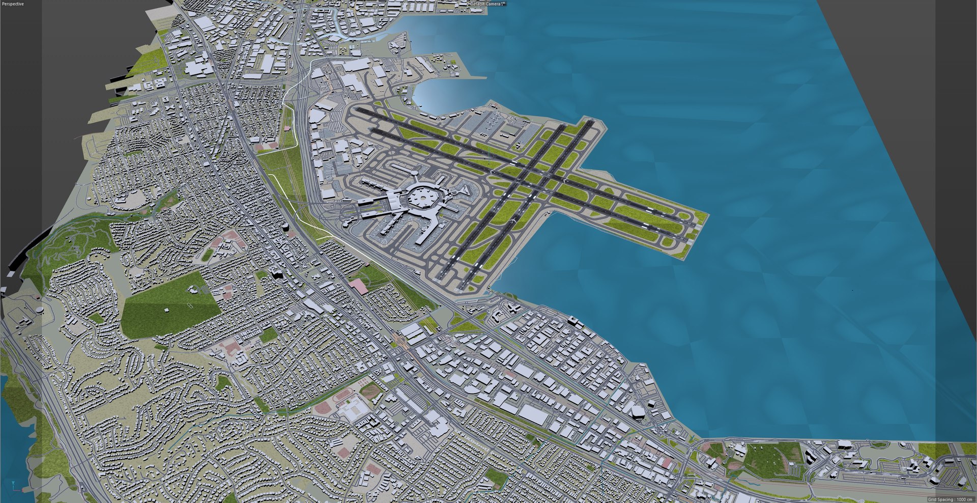 3D San Francisco International Airport - TurboSquid 2016201